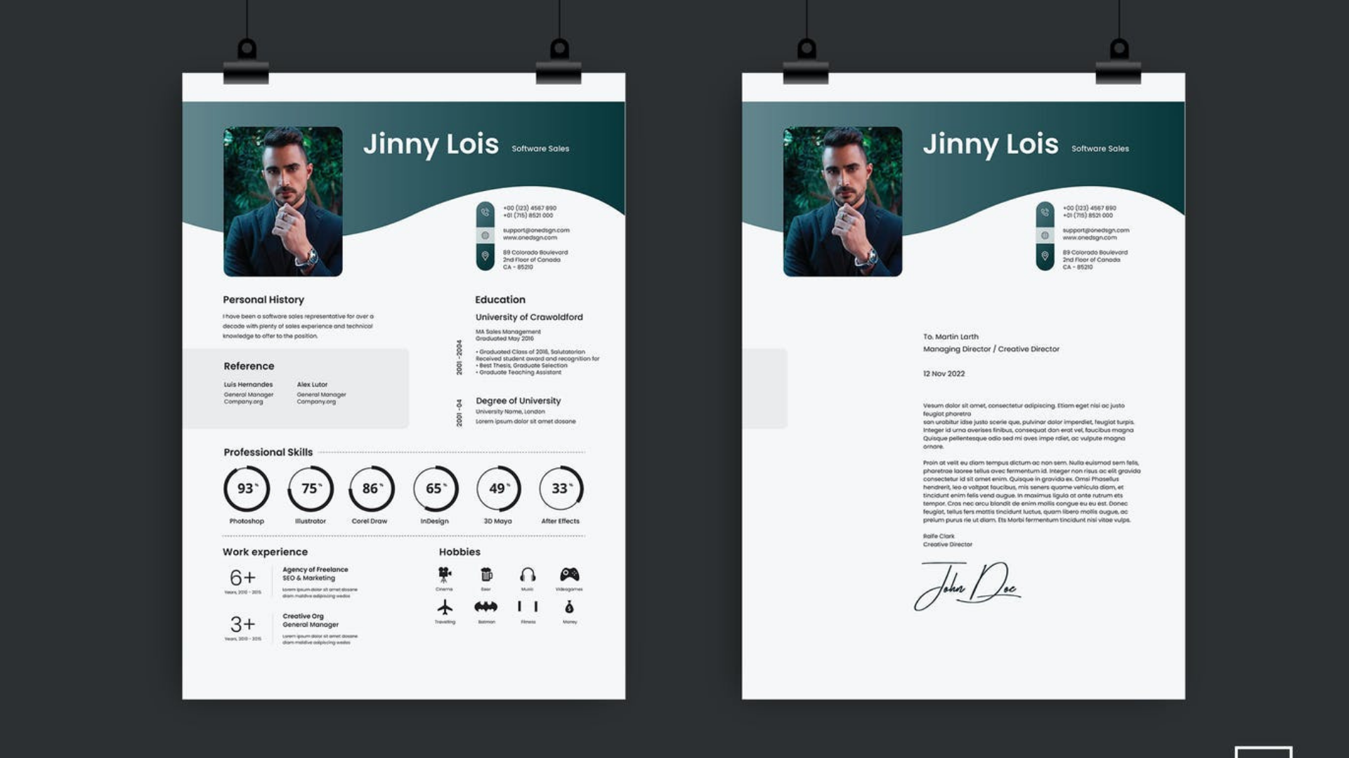 Resume CV Template - Payhip