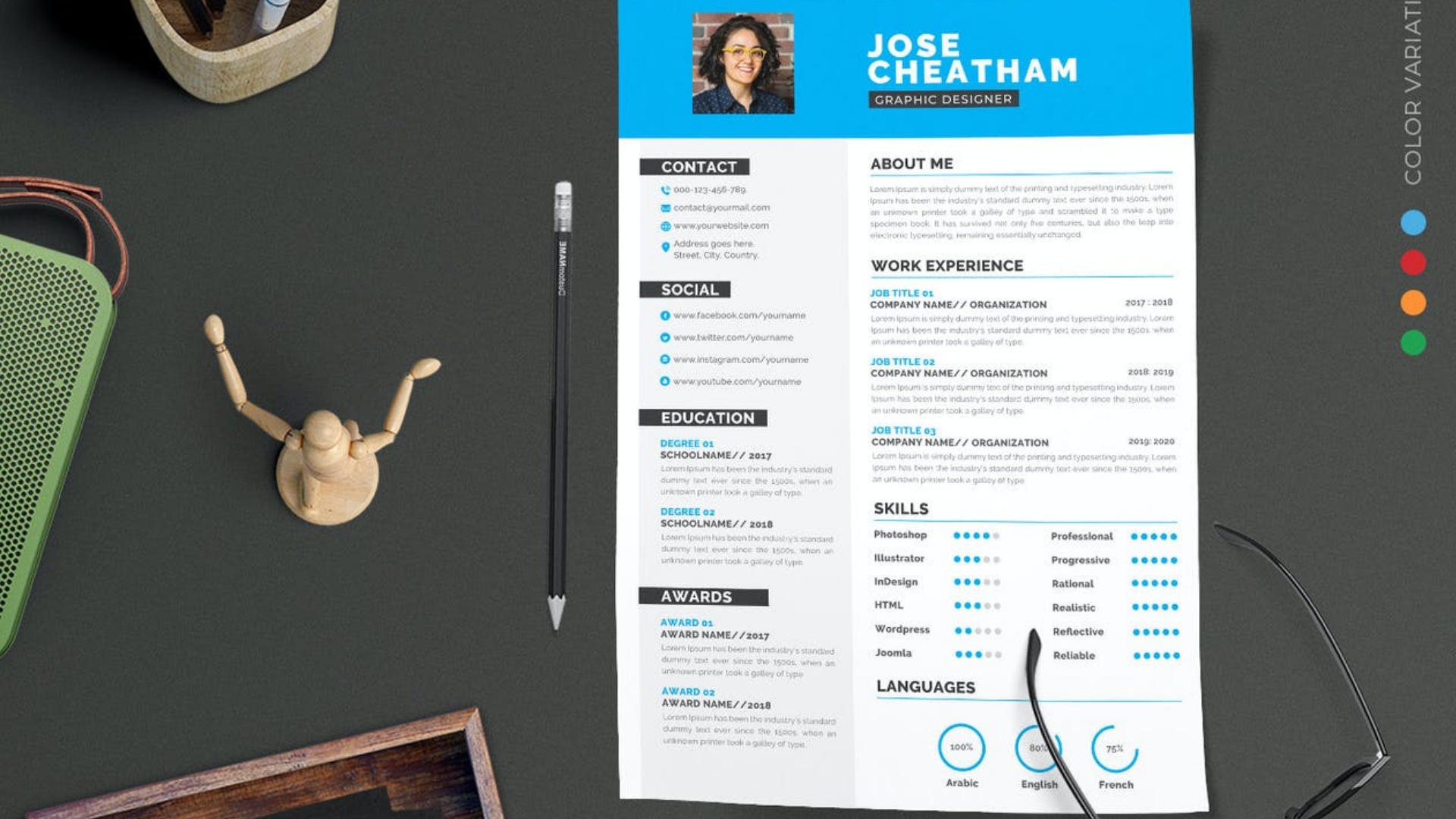 CV Resume Template - Payhip