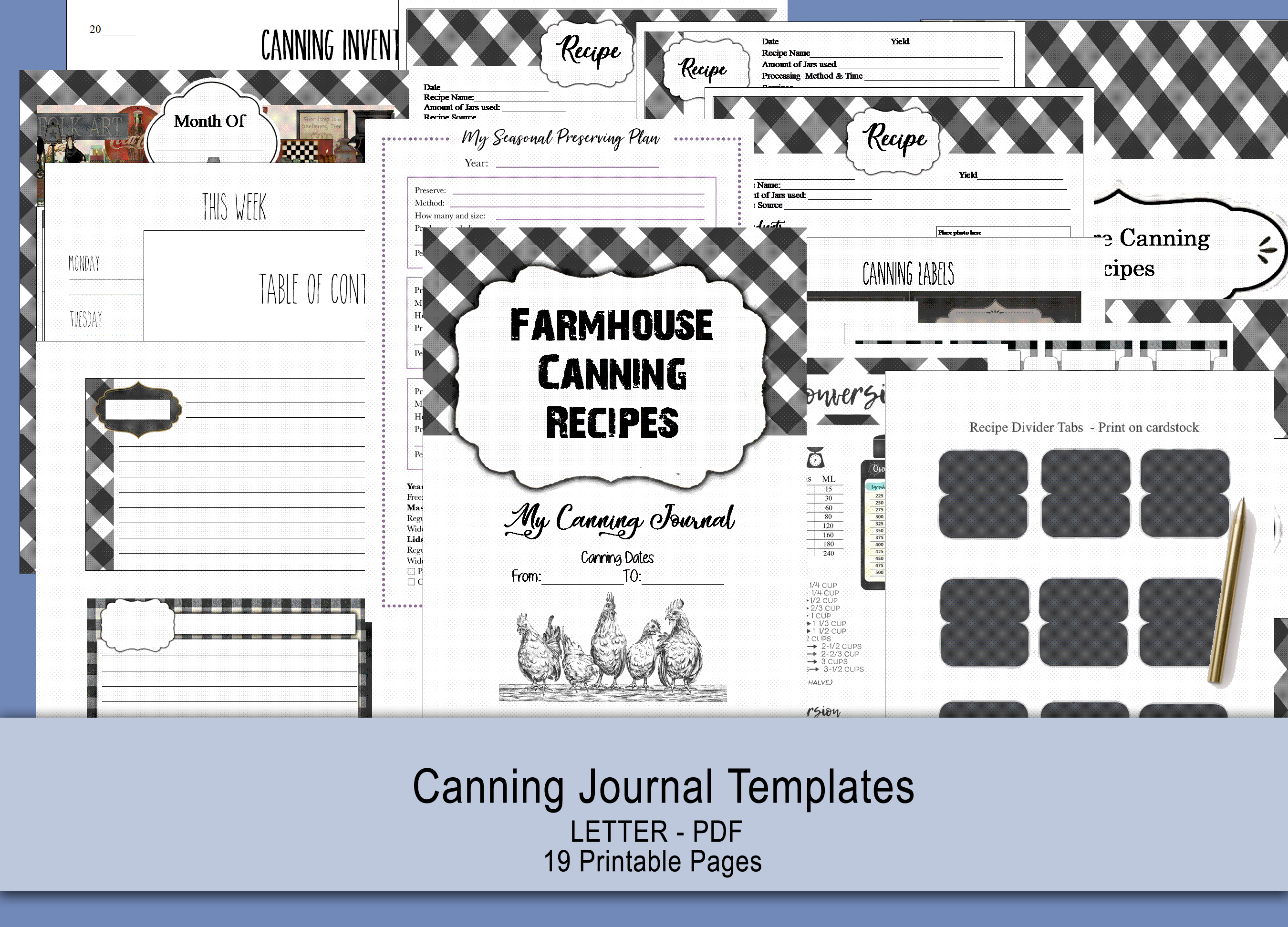 Farmhouse Canning Journal