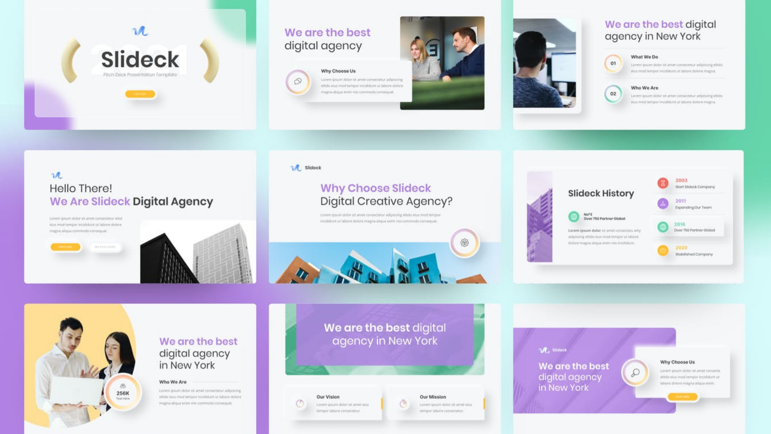 Slideck - Pitch Deck Powerpoint Template - Payhip