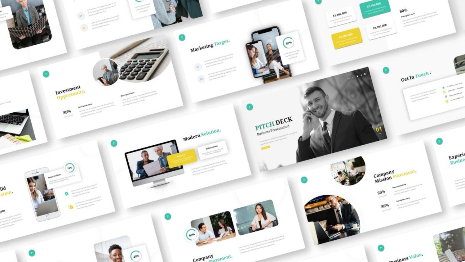 Pitch Deck Business Powerpoint Presentation - Payhip