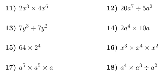Dividing surds worksheet (with answers)