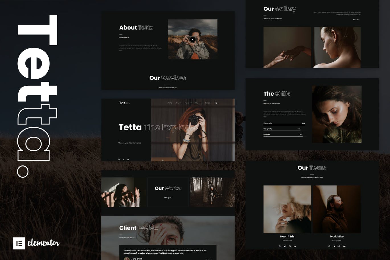Creative Agency & Portfolio Elementor Template Kit - Payhip