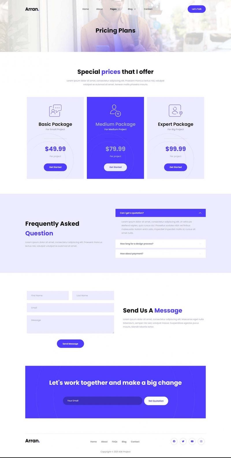 Personal Portfolio Elementor Template Kit - Payhip