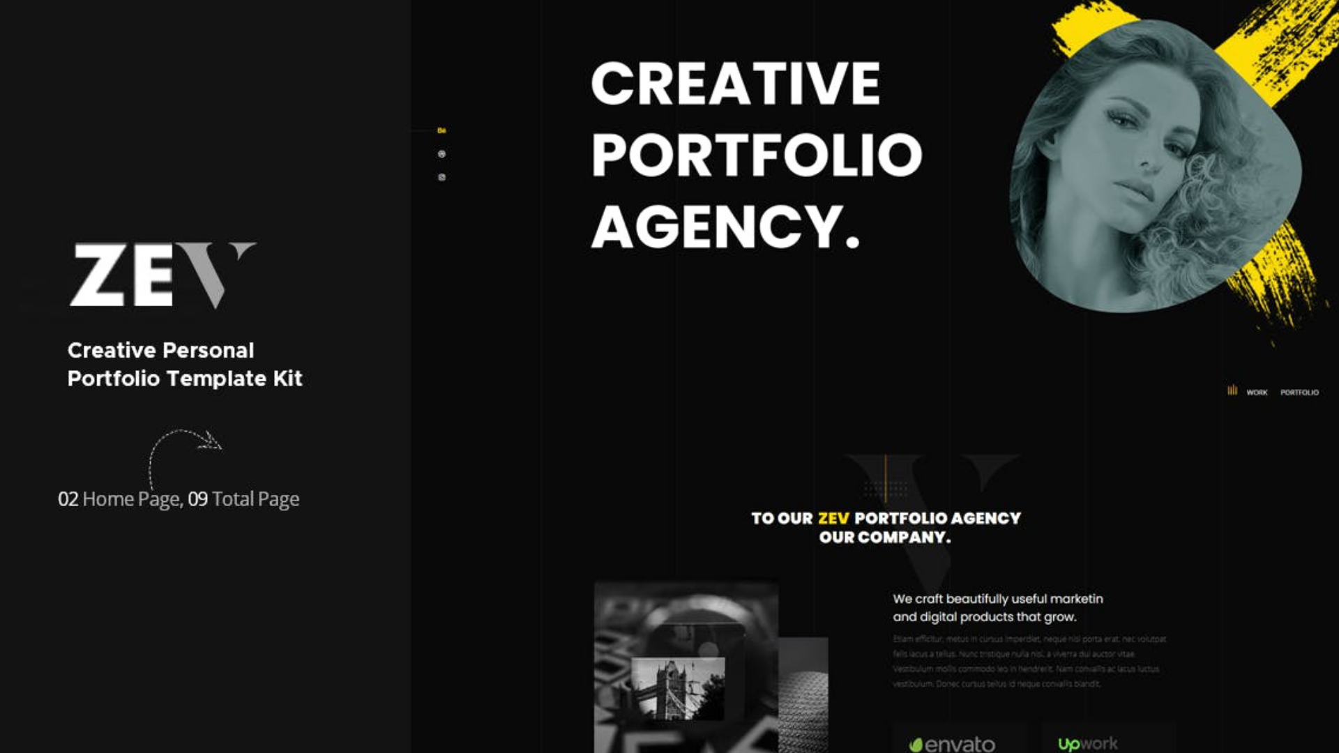 Creative Personal Portfolio Template Kit - Payhip