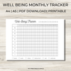 Well-Being Tracker | Self-Care Tracker | Mood Tracker | Sleep Tracker ...