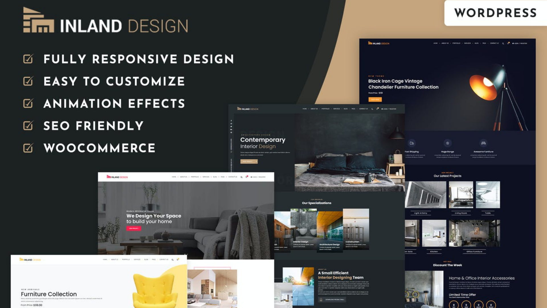 Interior Design WordPress Theme - Payhip