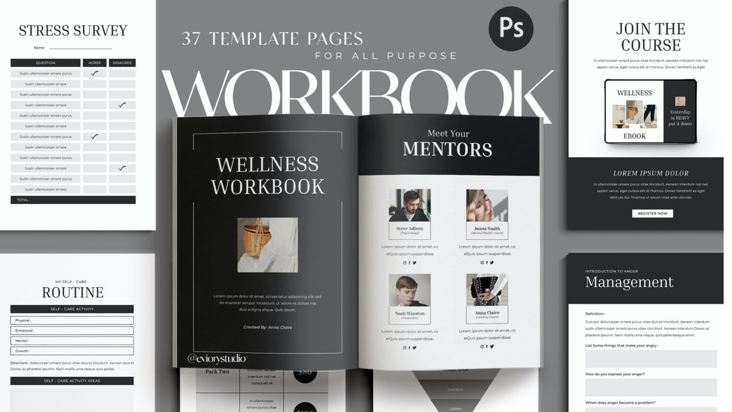 Minimalist Workbook Template - Payhip
