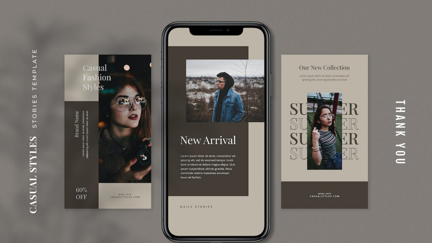 Casual Instagram Stories Template - Payhip