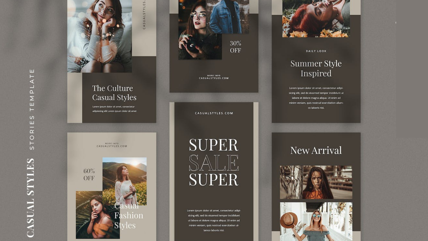 Casual Instagram Stories Template - Payhip