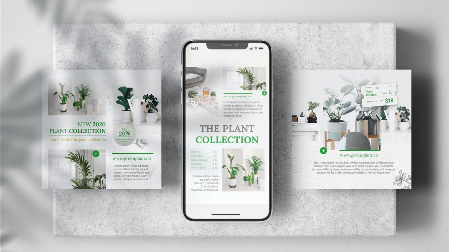 Green Event - Instagram Feed & Story - Payhip