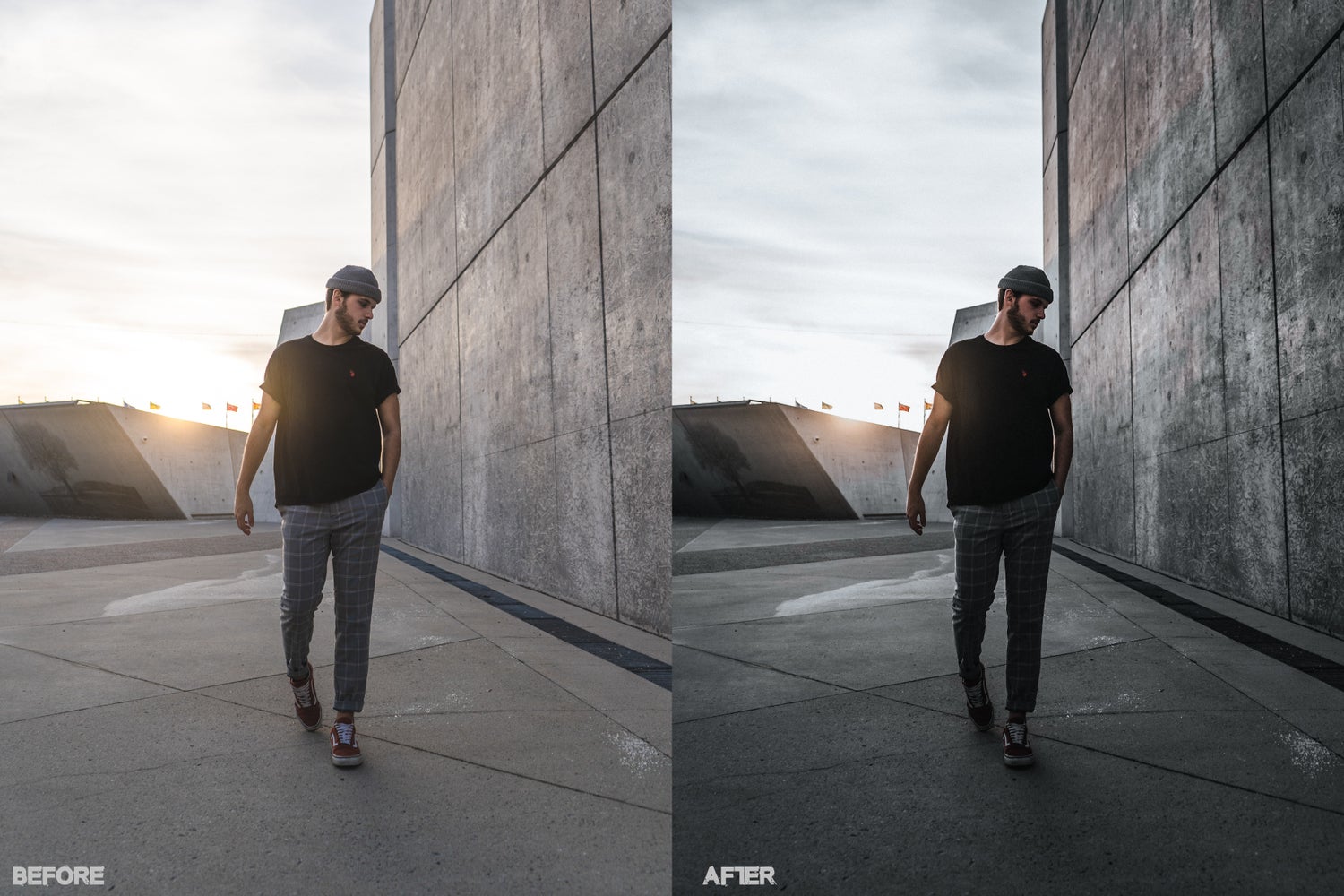 Urban Black preset - Lightroom presets | Moody urban presets | Black ...