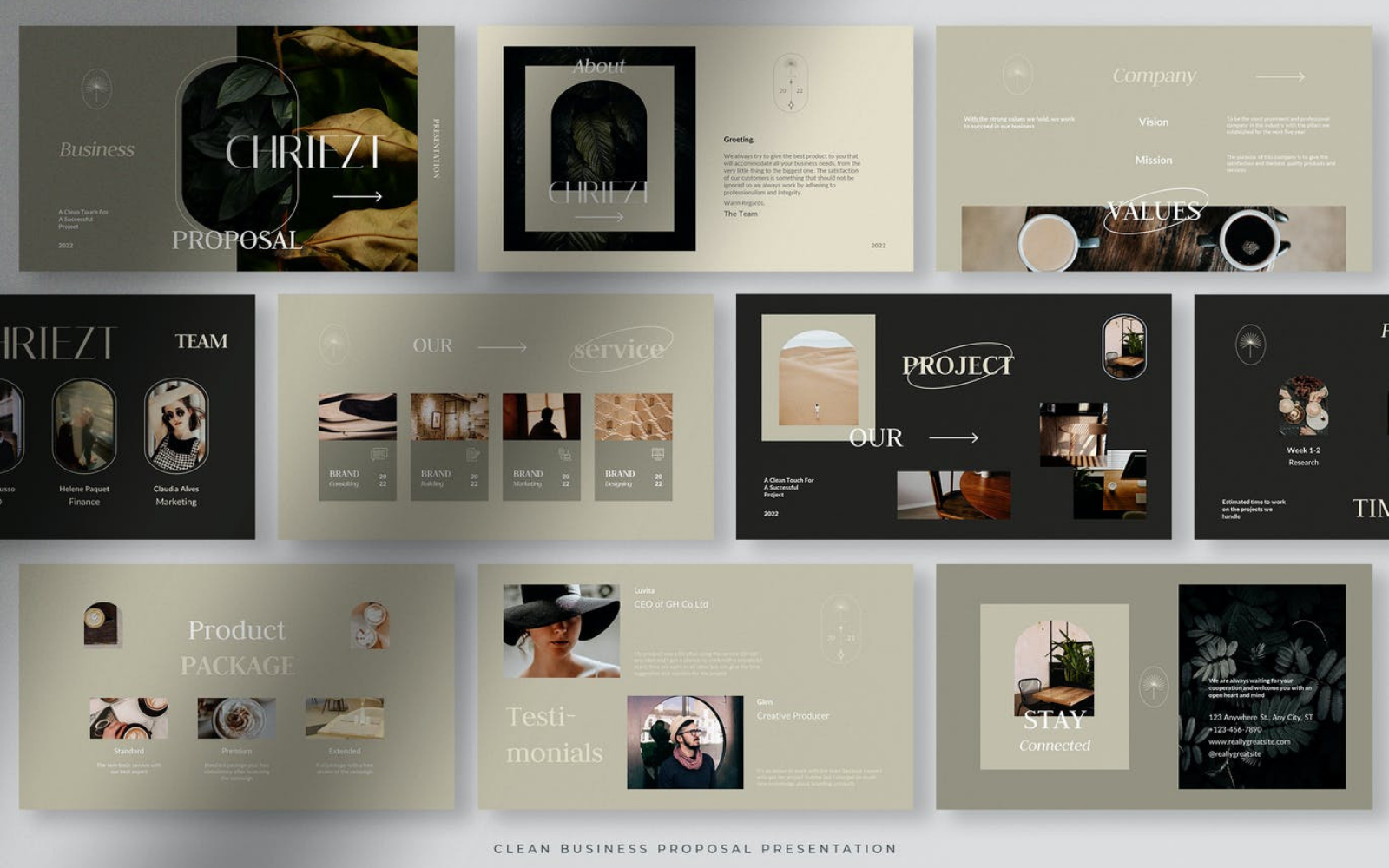 Clean Business Proposal Presentation - Payhip