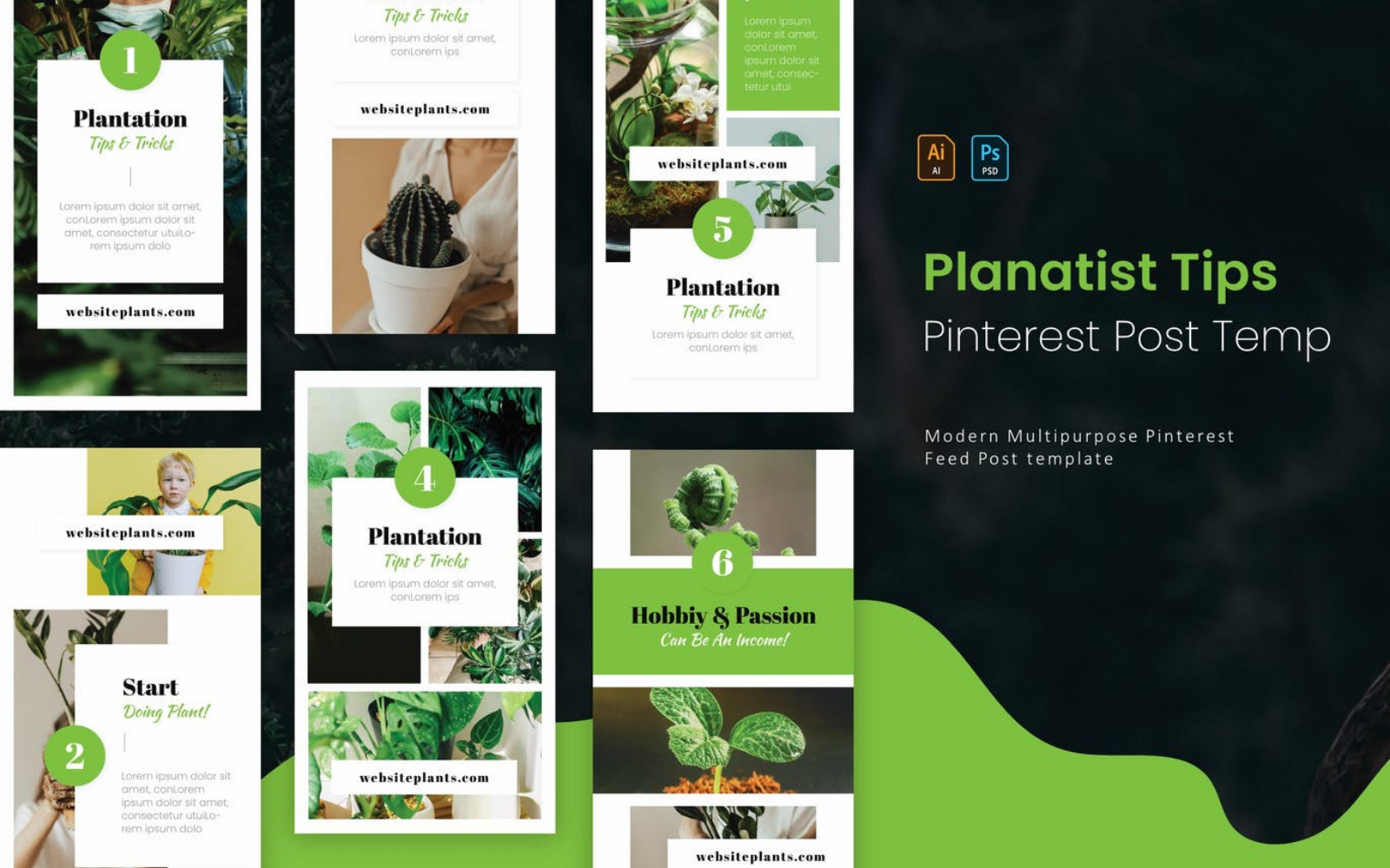 Pinterest Cover Template - Payhip