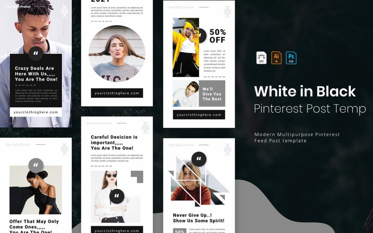 Pinterest Shop Templates - Payhip