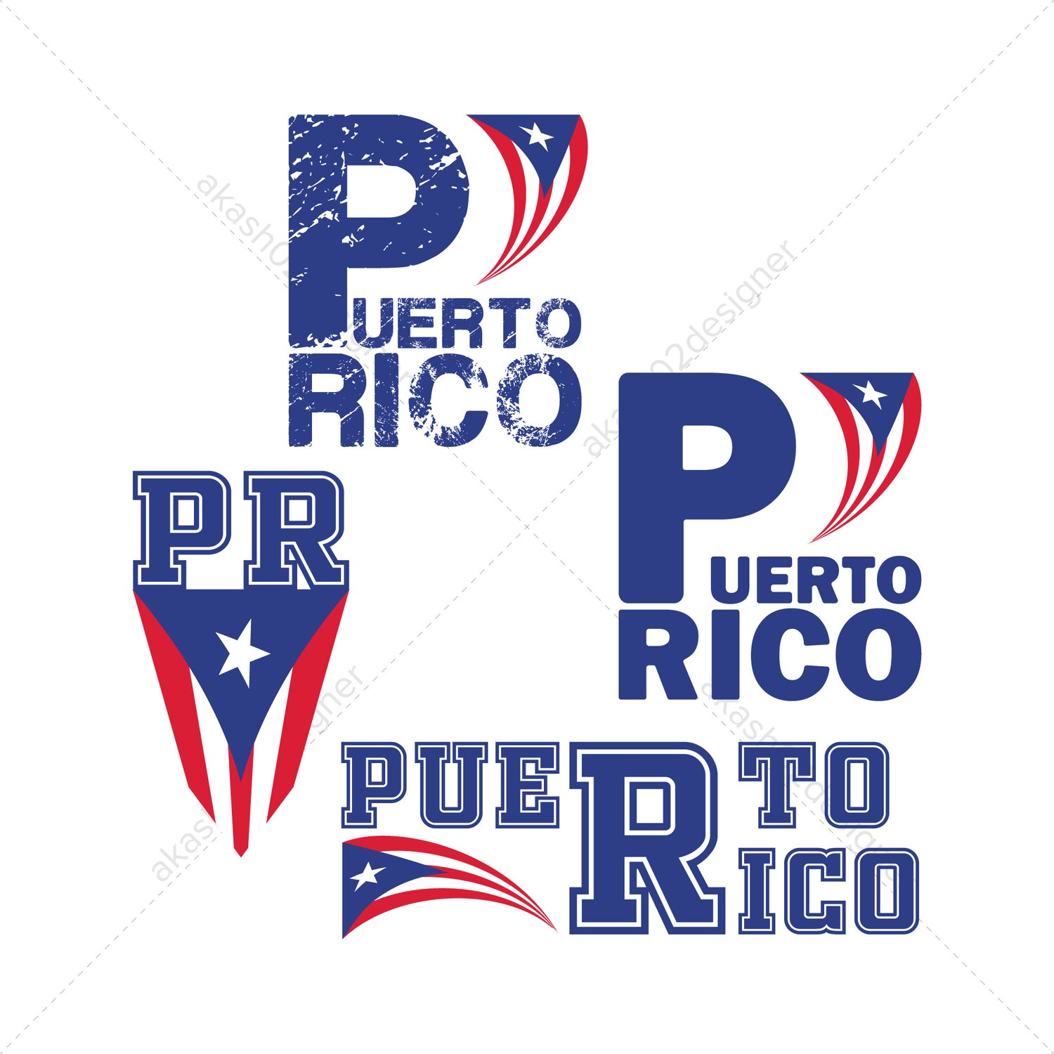 Puerto Rico Rican PR Distressed Flag Country World Nation Sign Symbol ...