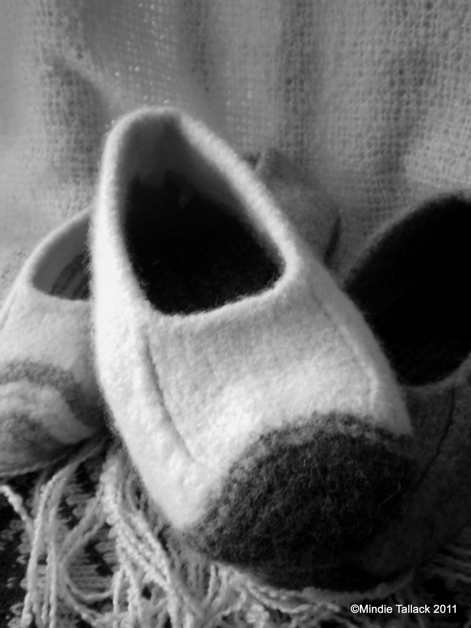 Duffers Revisited - Felted Slipper Knitting Pattern - PDF