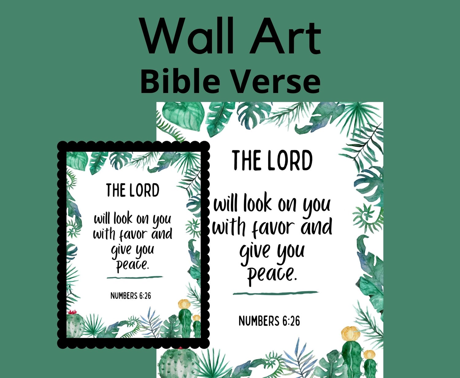 Bible Verse Wall Art Digital Download/Printable Print - Payhip