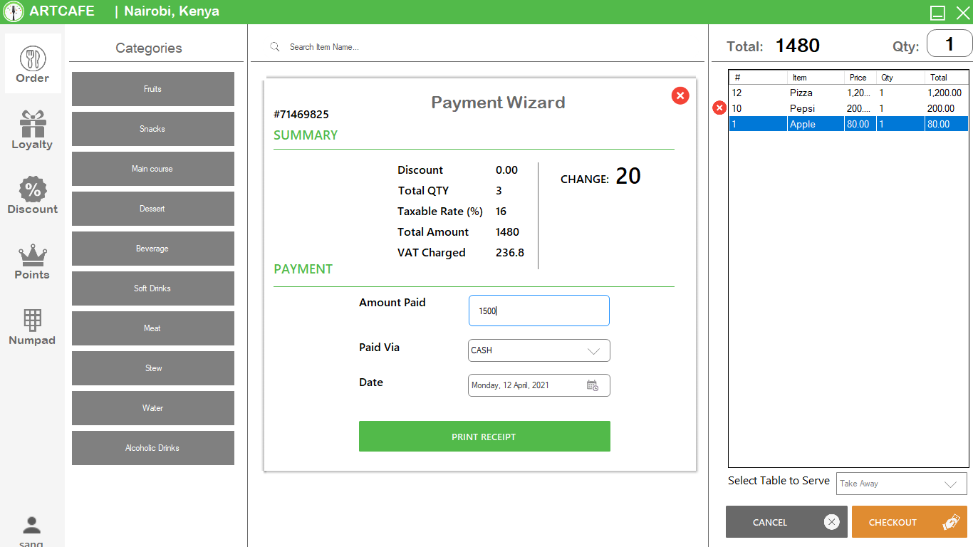 RESTAURANT POS & INVENTORY MANAGEMENT SYSTEM - Payhip