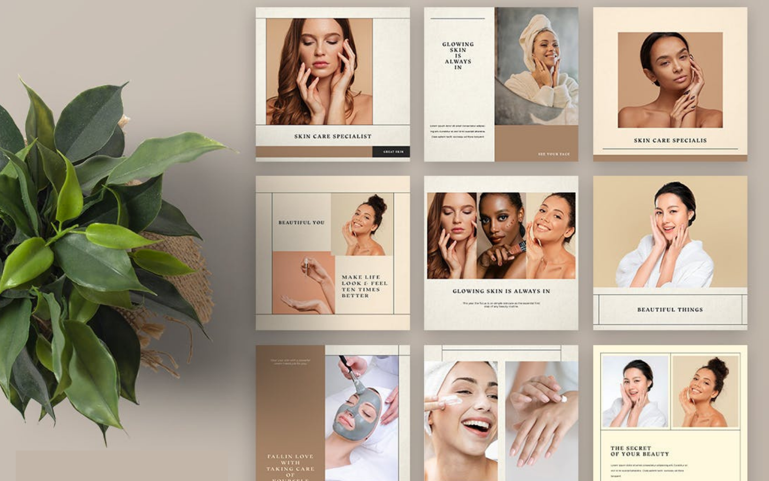 Beauty Instagram Post Template - Payhip