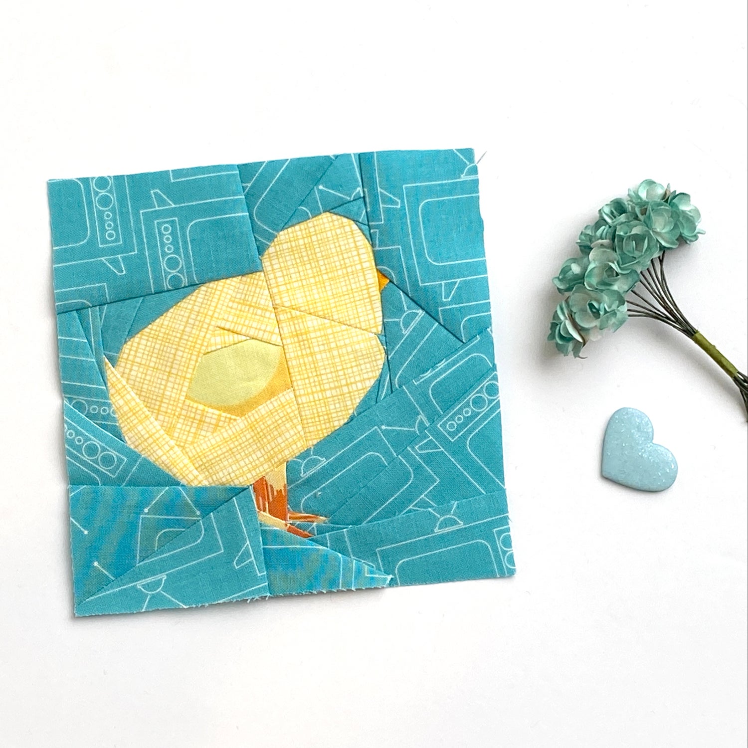 Baby Chick Paper Pieced Pattern