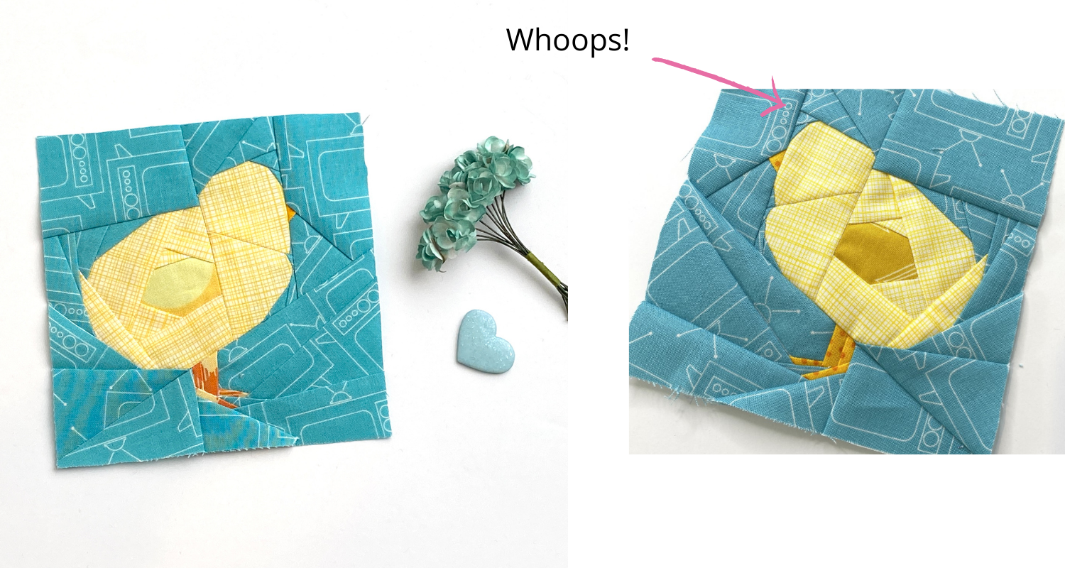 Fixing Mistakes in Foundation Paper Piecing Without a Seam Ripper!