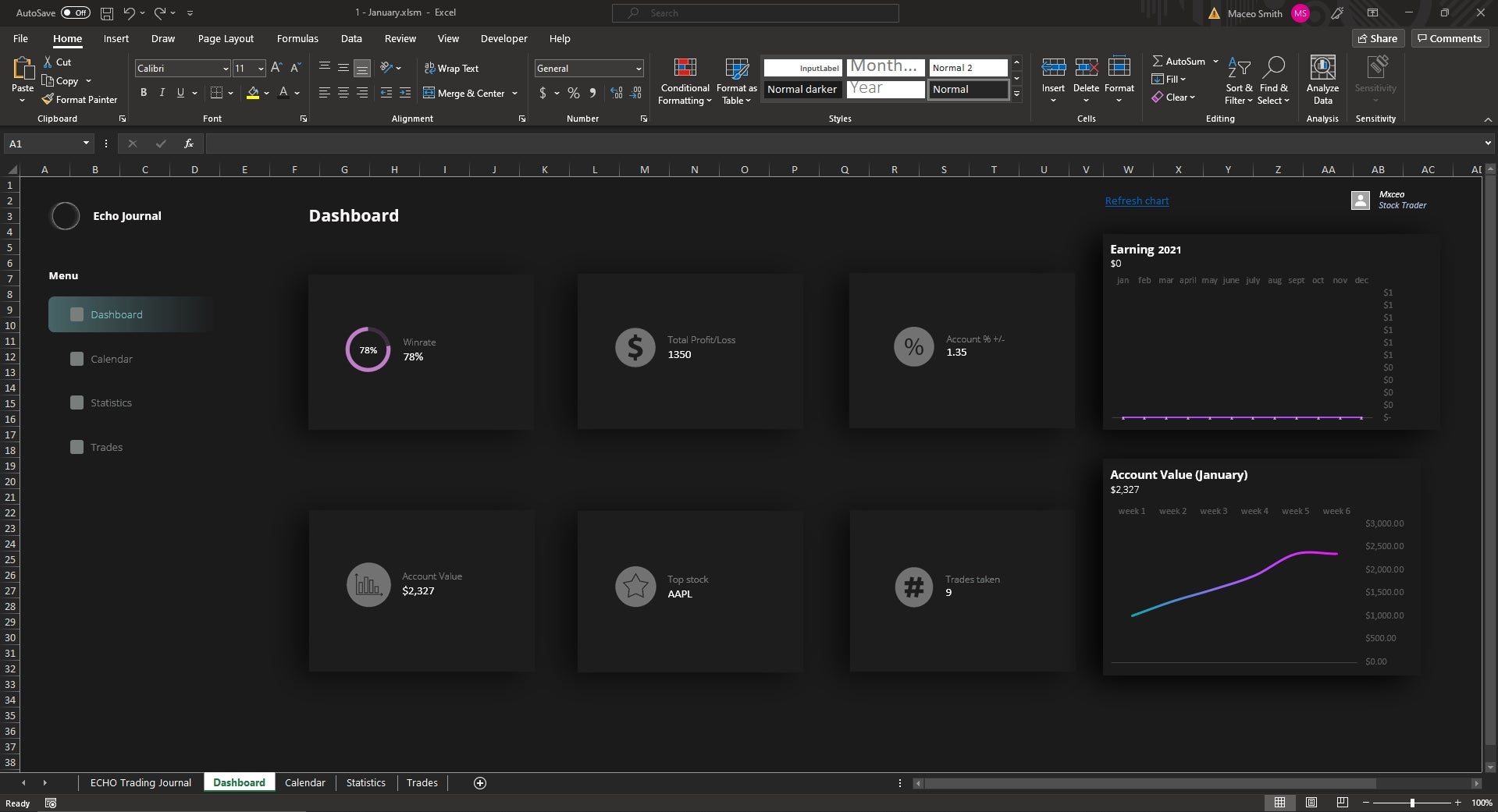 ECHO 2.0 Trading Journal - Payhip