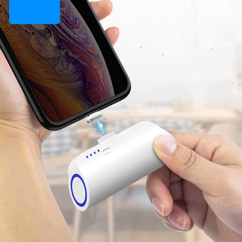 New 3 in 1 Portable Magnetic Power Bank Type C Lightning Micro USB ...