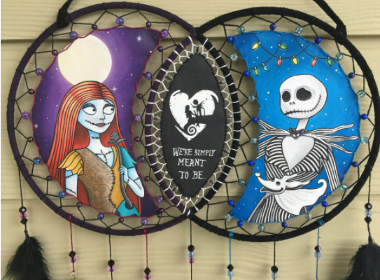 Jack And Sally Handmade Dream Catchers - Payhip