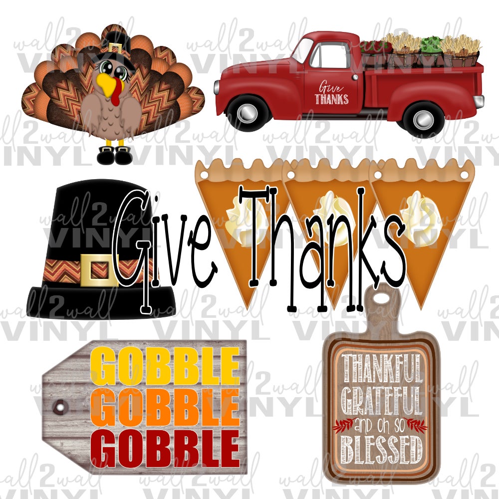 Give thanks Clipart set - Payhip