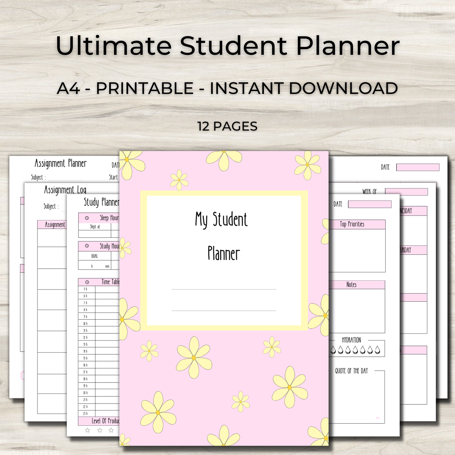 Ultimate Student Planner | Student Planner Essentials | Student Planner ...