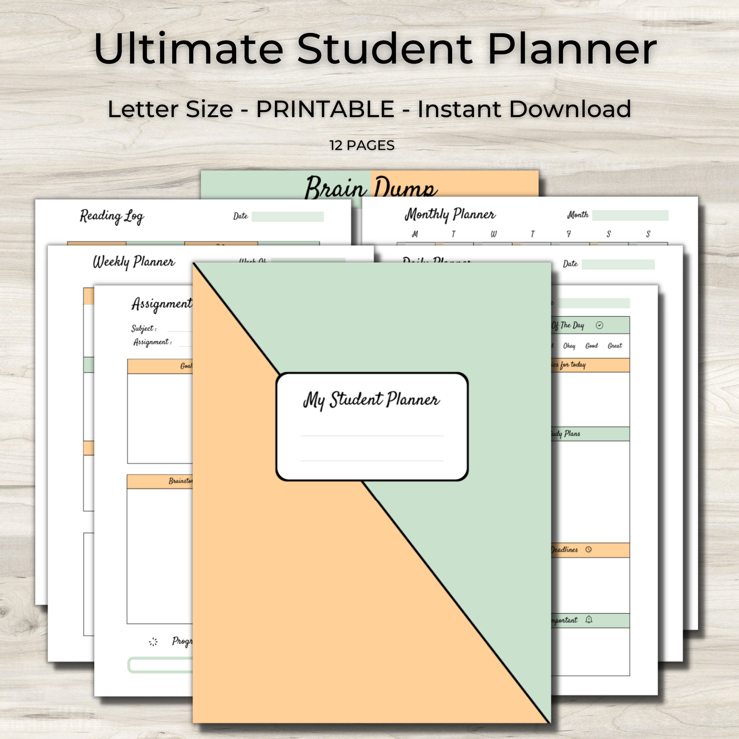 Ultimate Student Planner | Student Planner Essentials | Student Planner ...