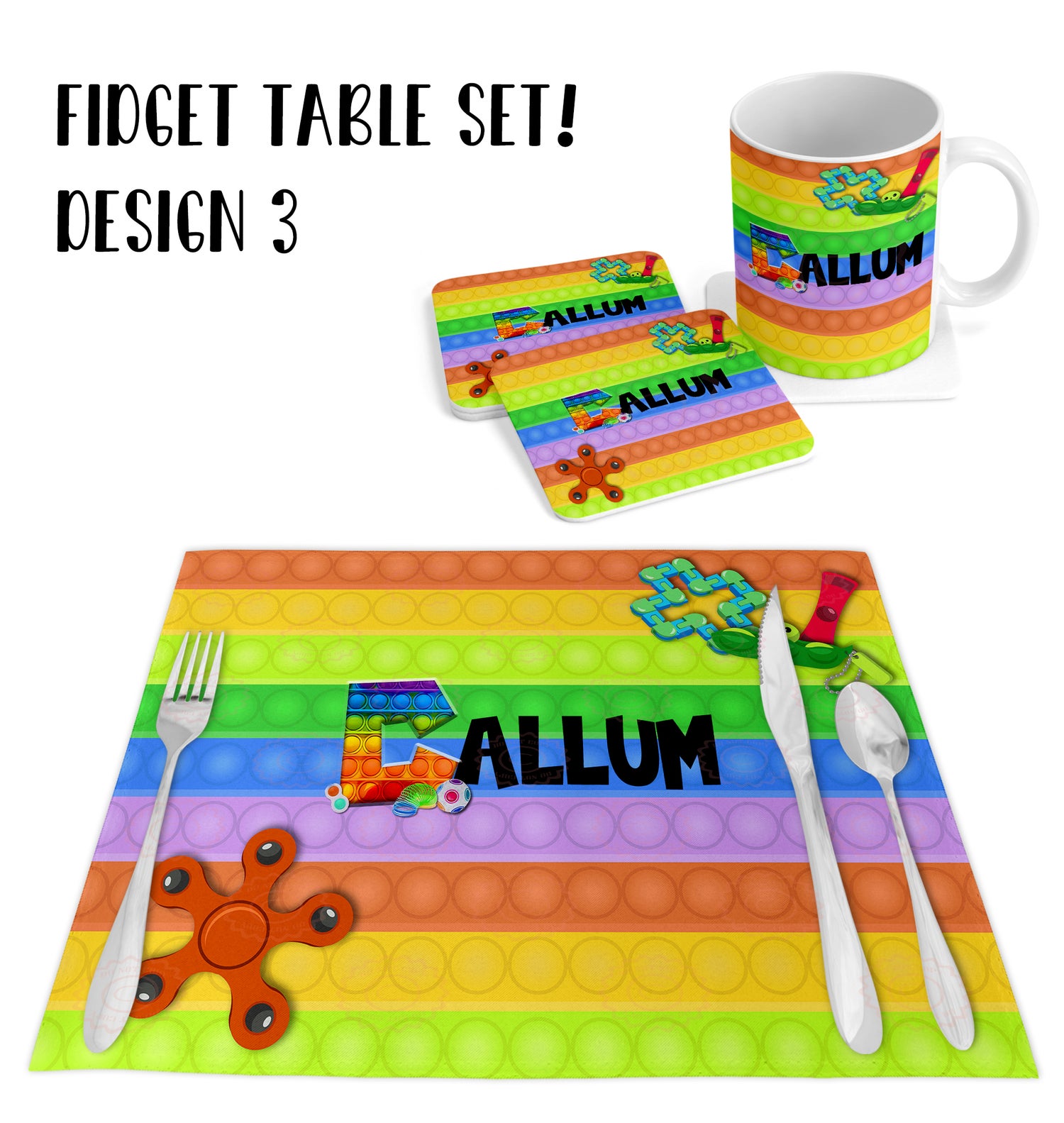 Fidget Table Set of 3 - Payhip