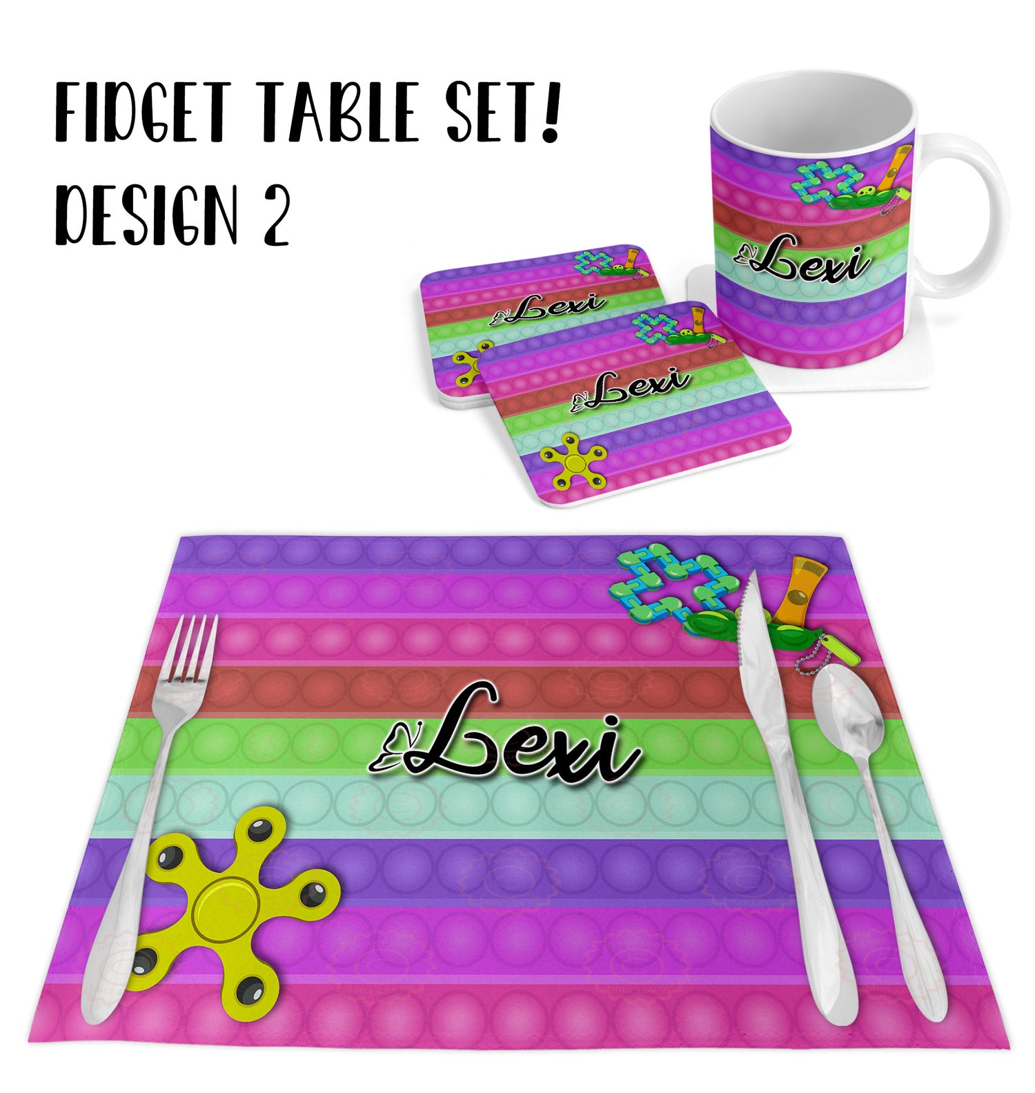 Fidget Table Set of 3 - Payhip