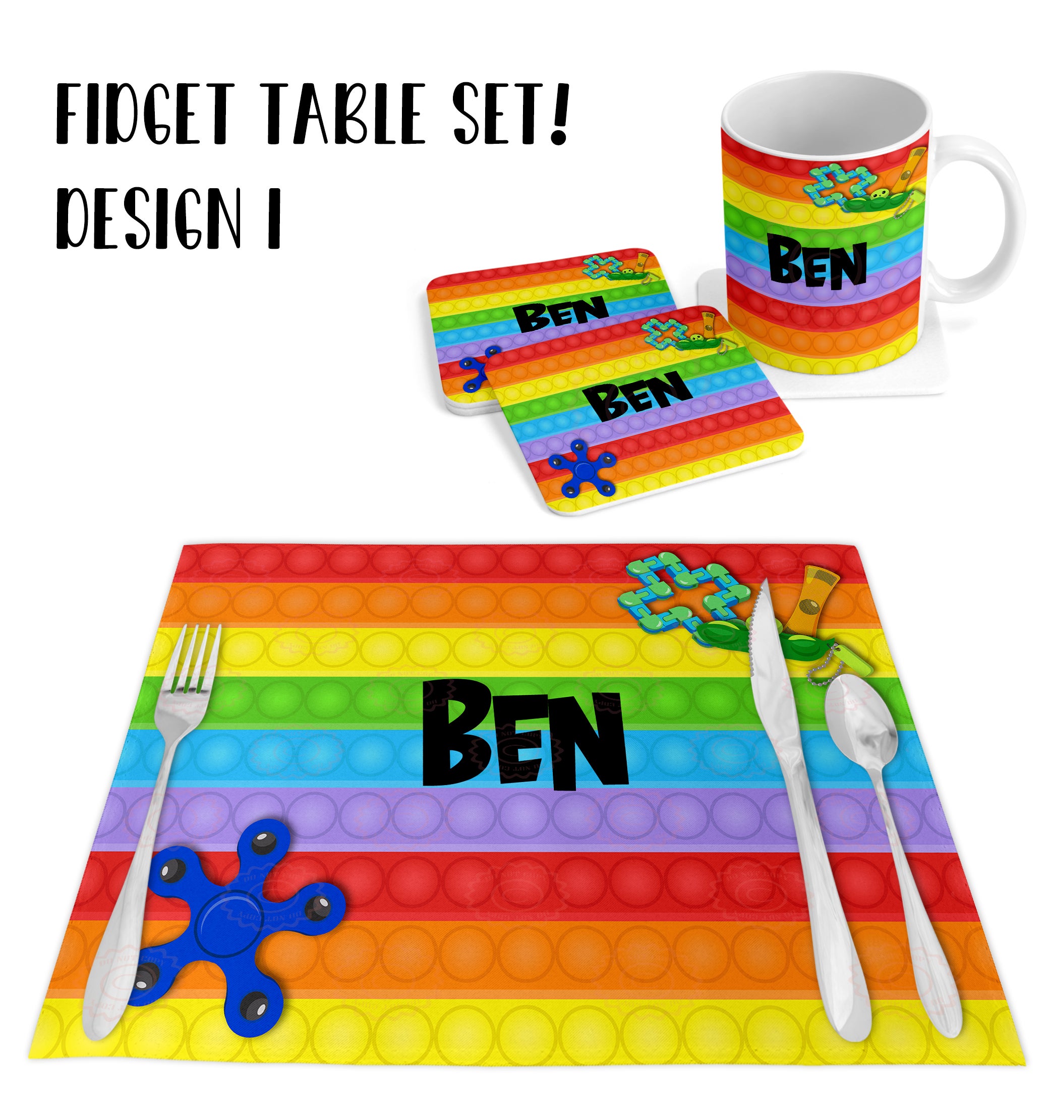 Fidget Table Set of 3 - Payhip