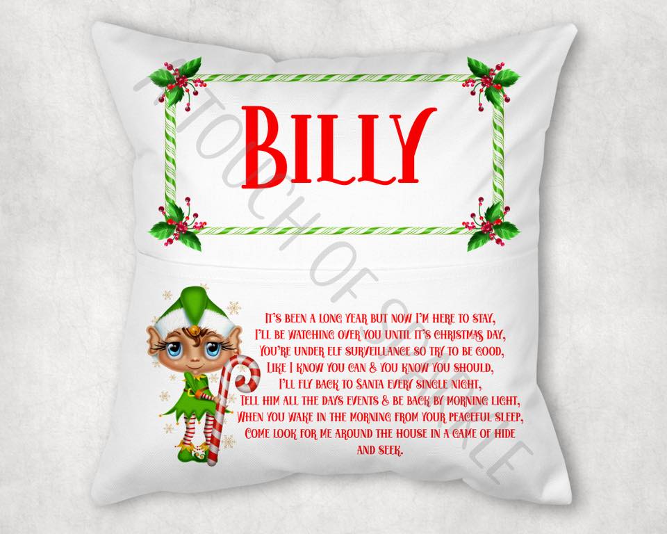 Elf Arrival Cushion - Payhip