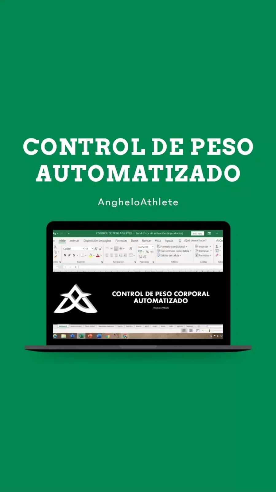 CONTROL DE PESO CORPORAL (Automatizado) - Payhip