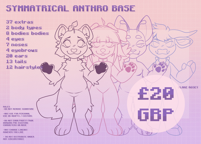 Symmetrical Anthro Base Pack - Payhip