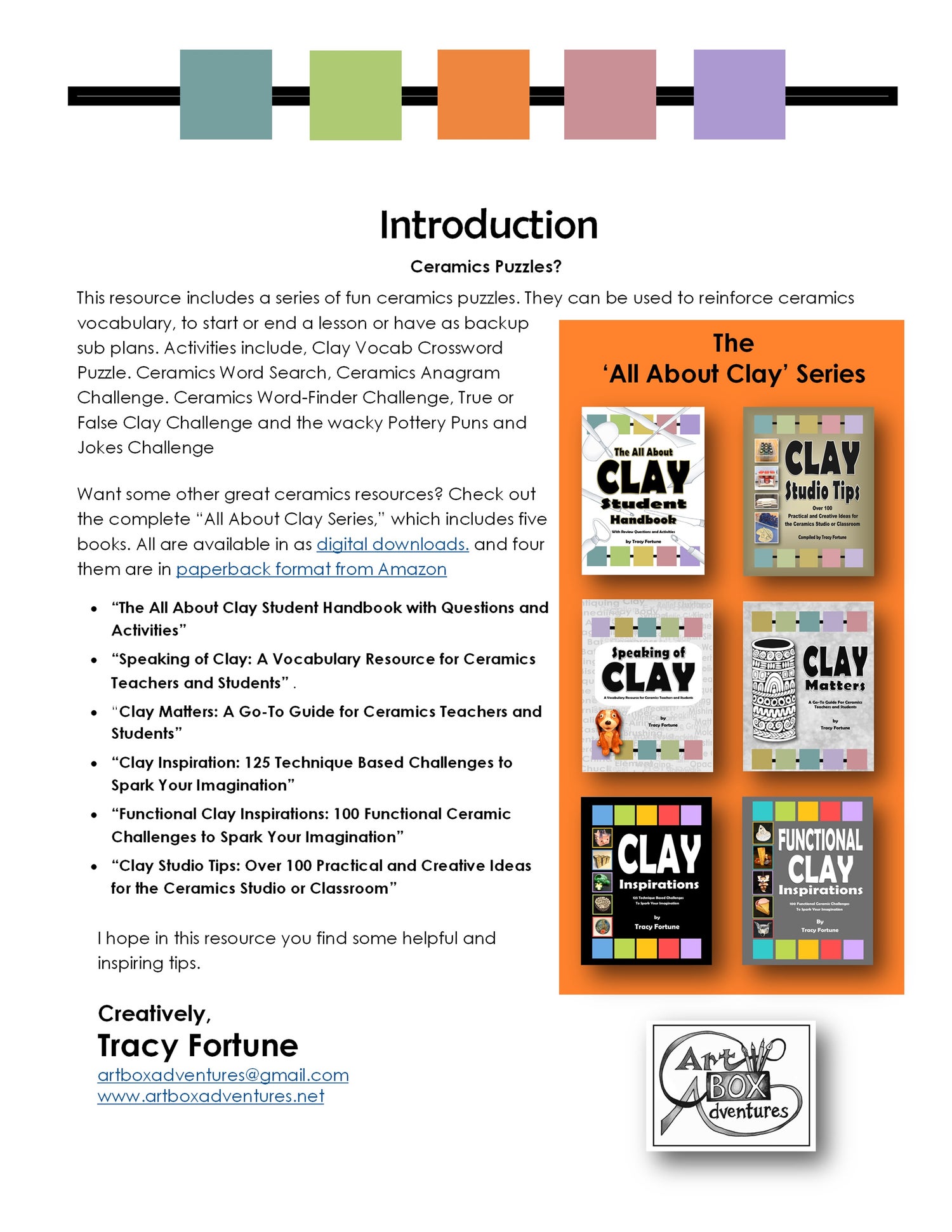 ART BOX ADVENTURES - Payhip