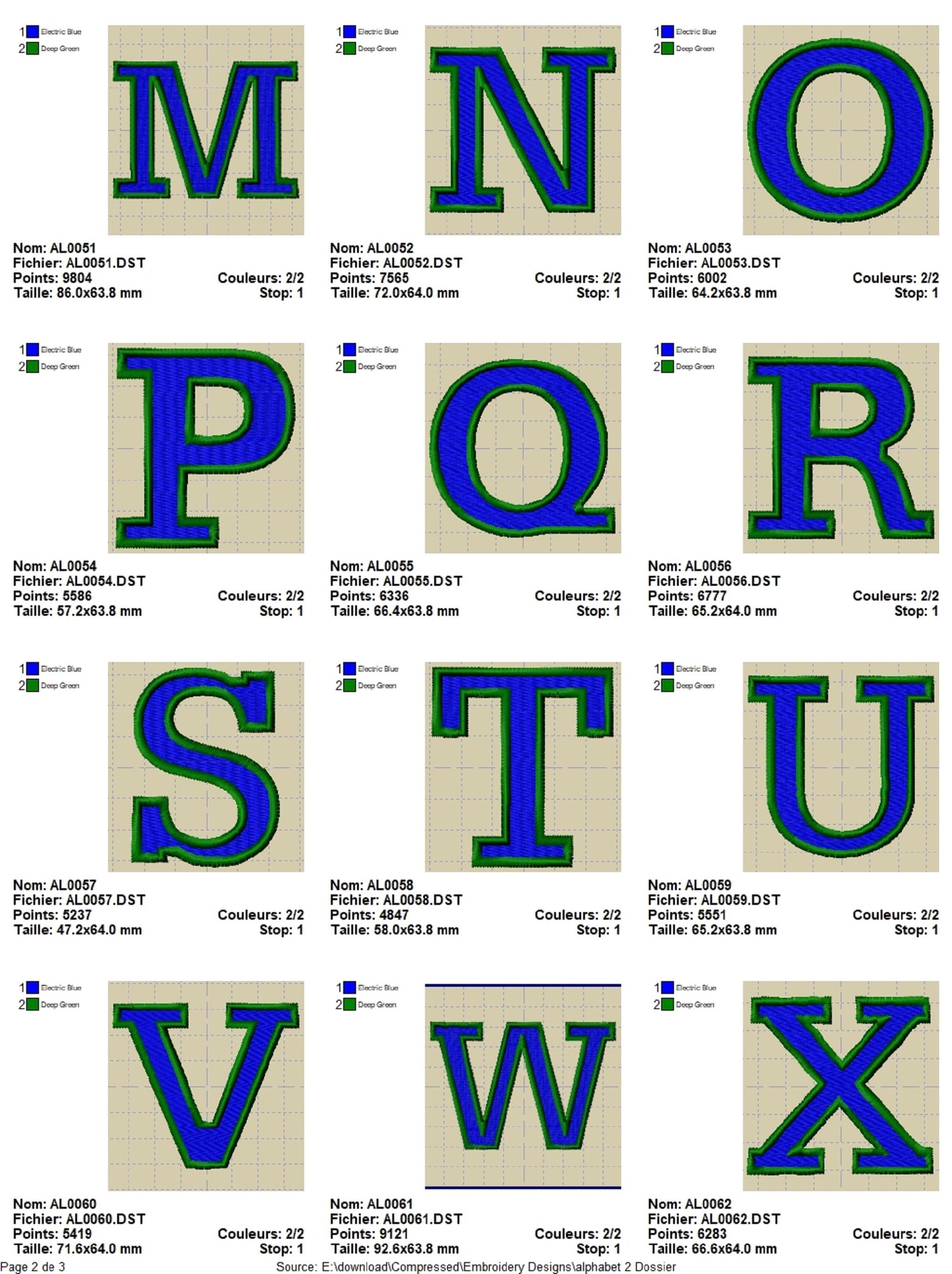 Alphabet Capital letters Embroidery Designs - Payhip