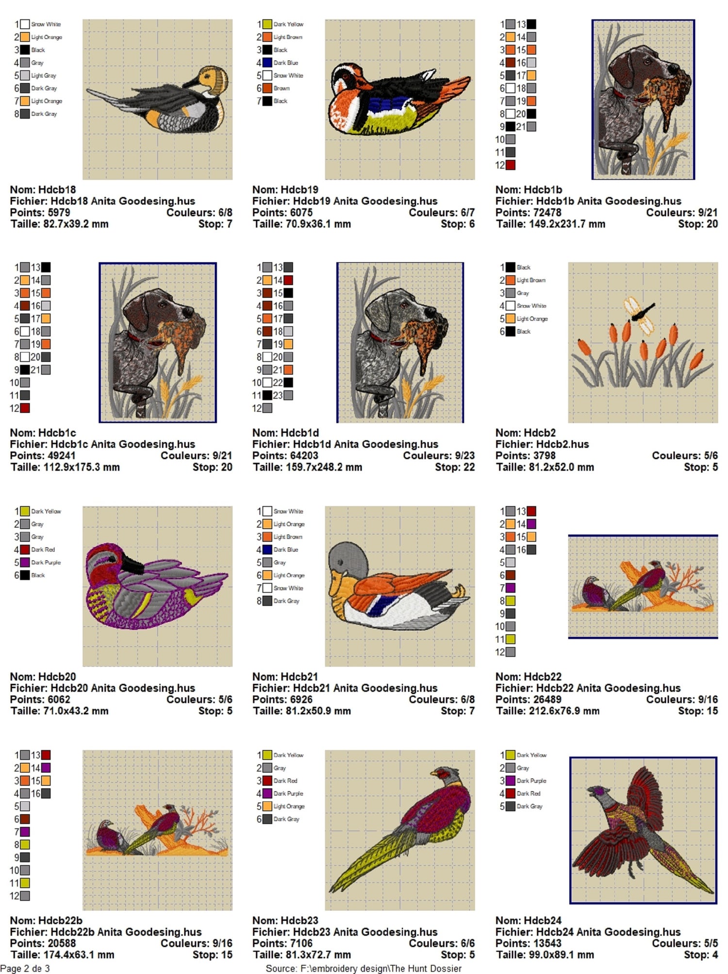 The Hunt Embroidery designs - Payhip