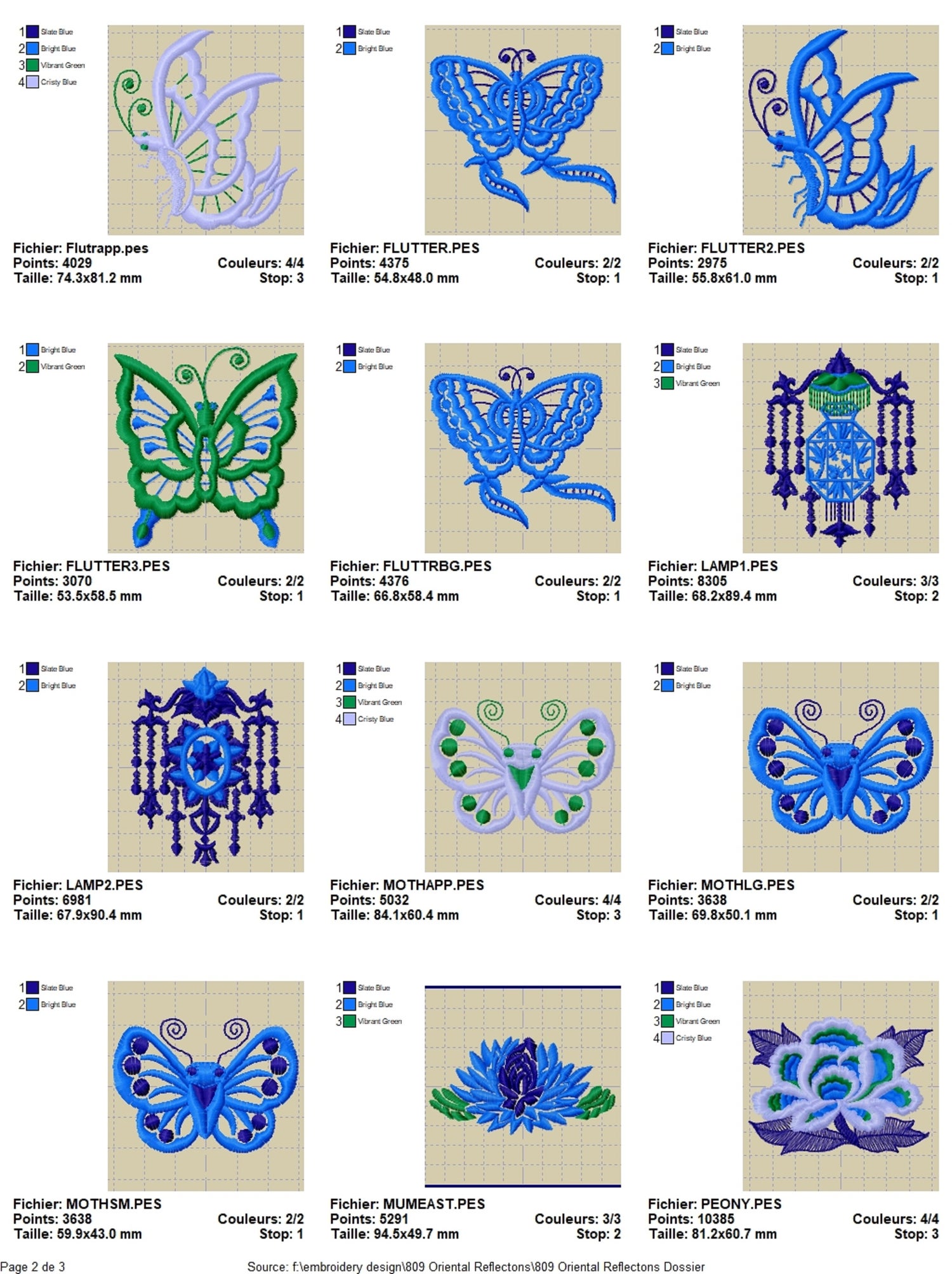 Oriental reflection Embroidery designs - Payhip