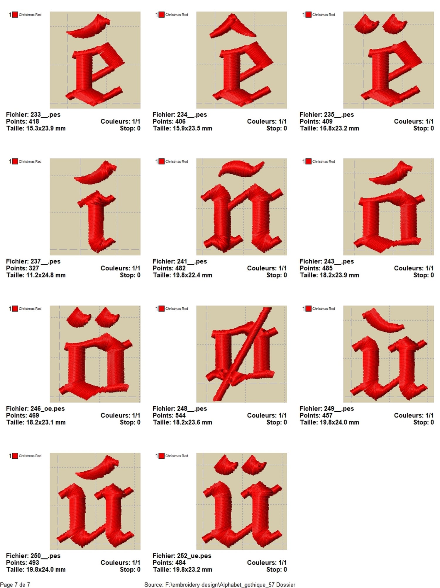Alphabet gothic Embroidery Designs - Payhip
