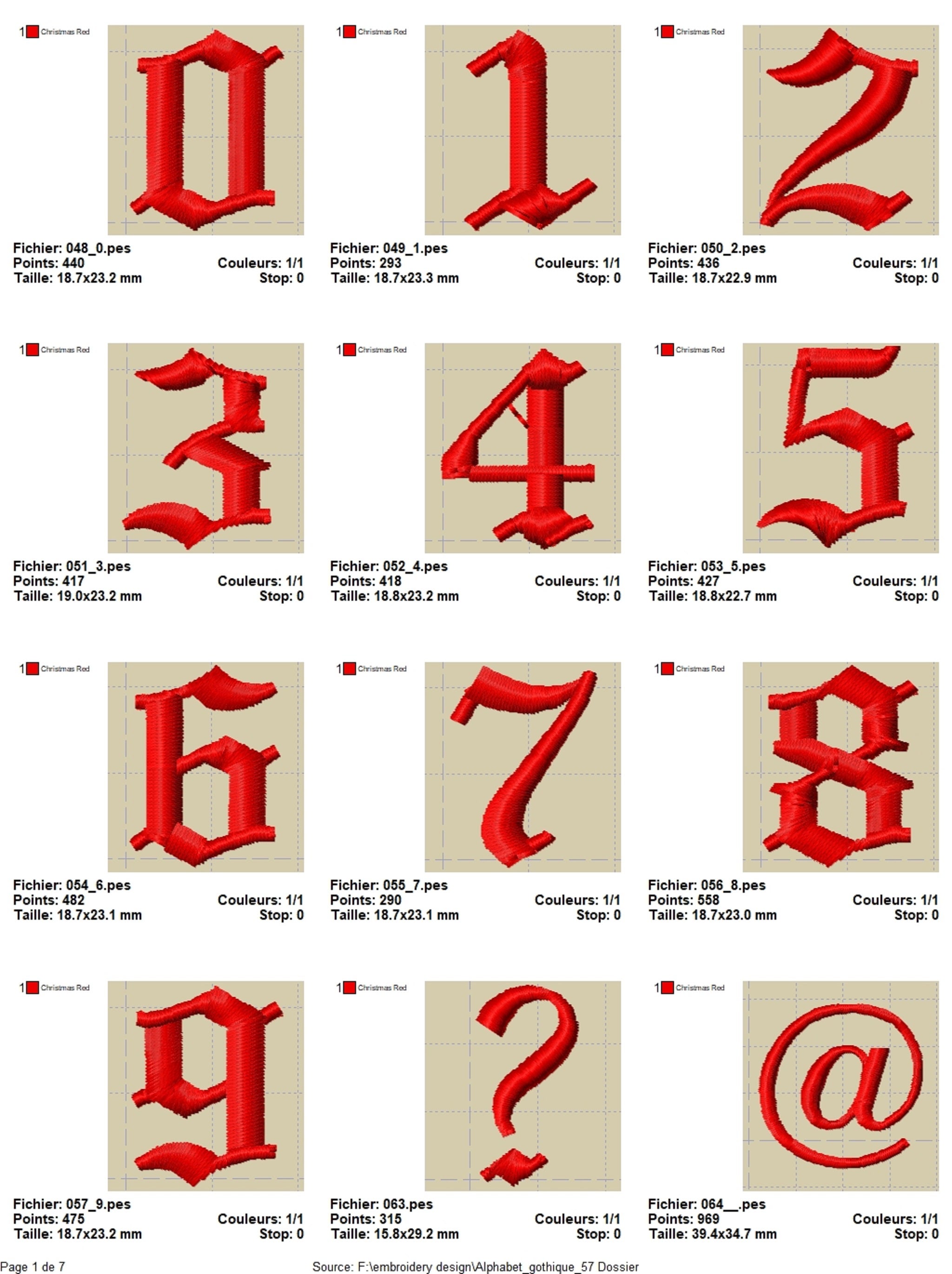 Alphabet gothic Embroidery Designs - Payhip