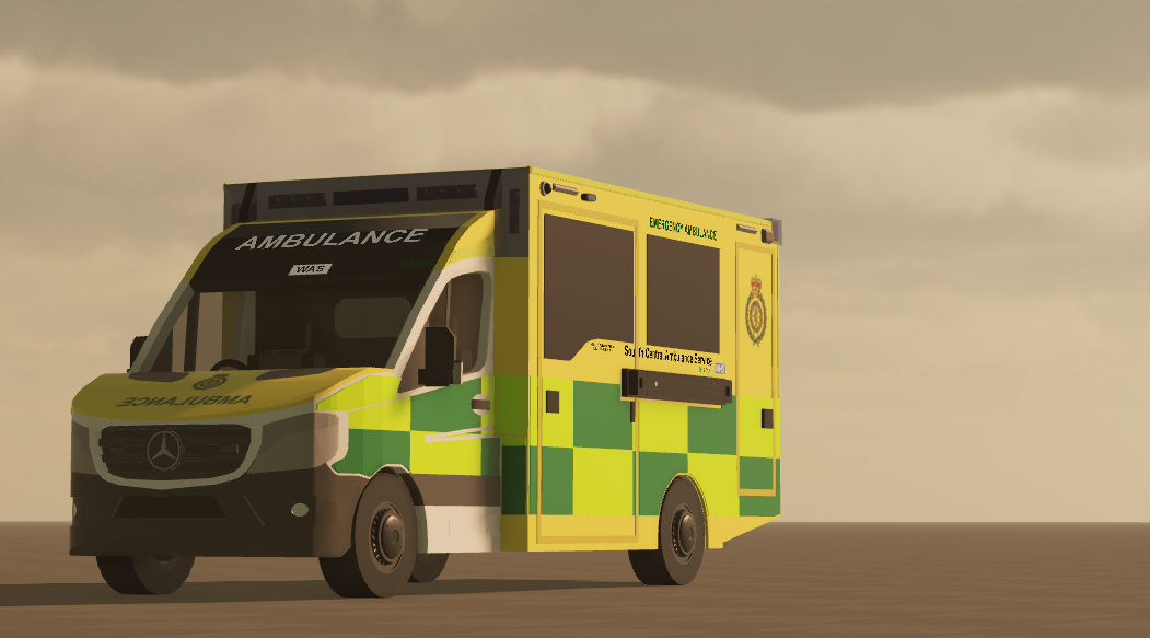 South Central Ambulance Service Mercedes Sprinter Box Ambulance - Payhip