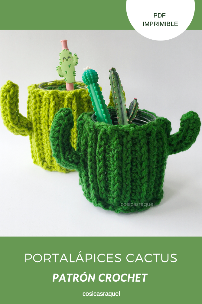 Portalápices Cactus Crochet - Payhip