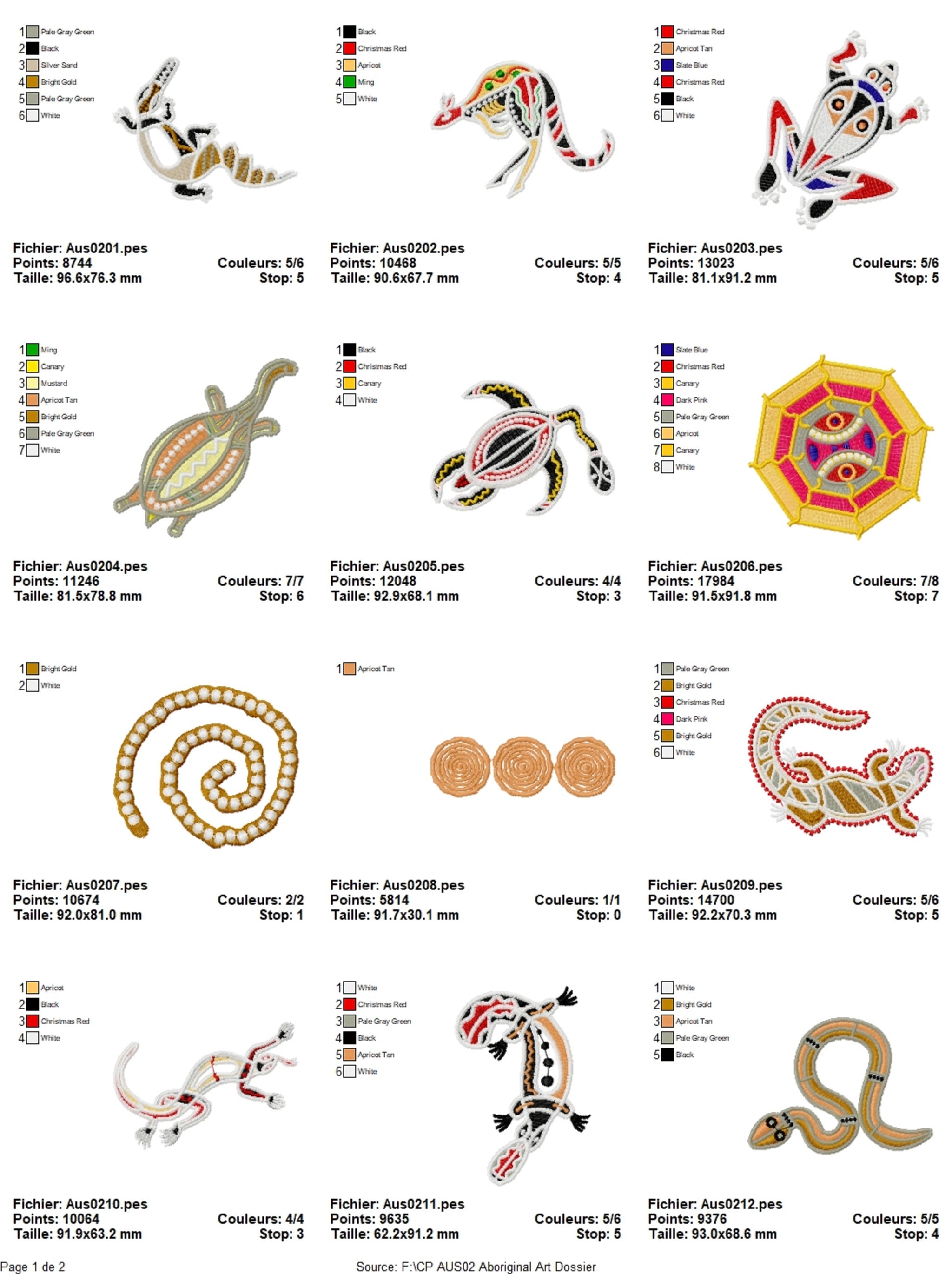 Aboriginal Arts Embroidery Designs - Payhip