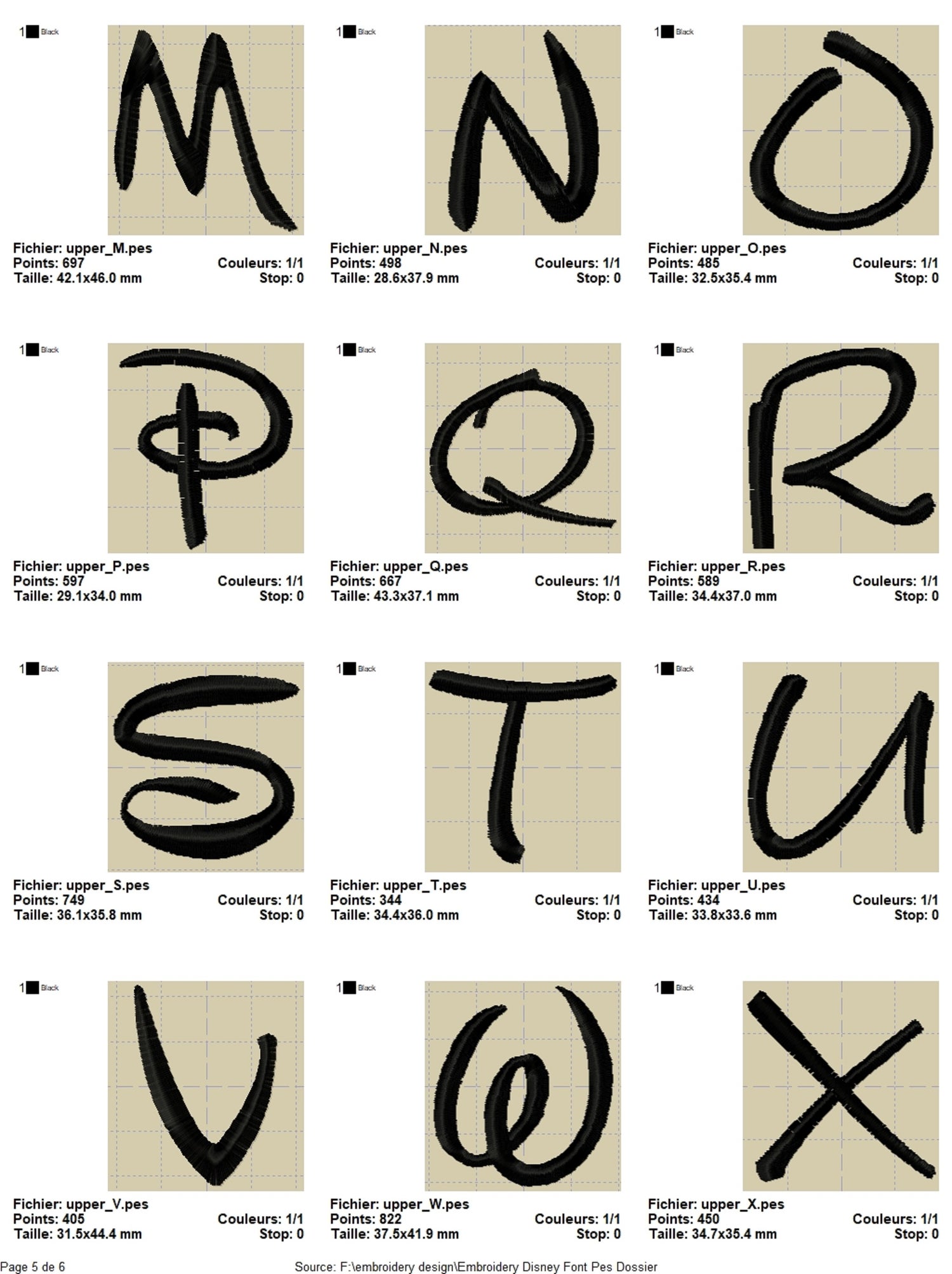 Disney fonts Embroidery Designs - Payhip