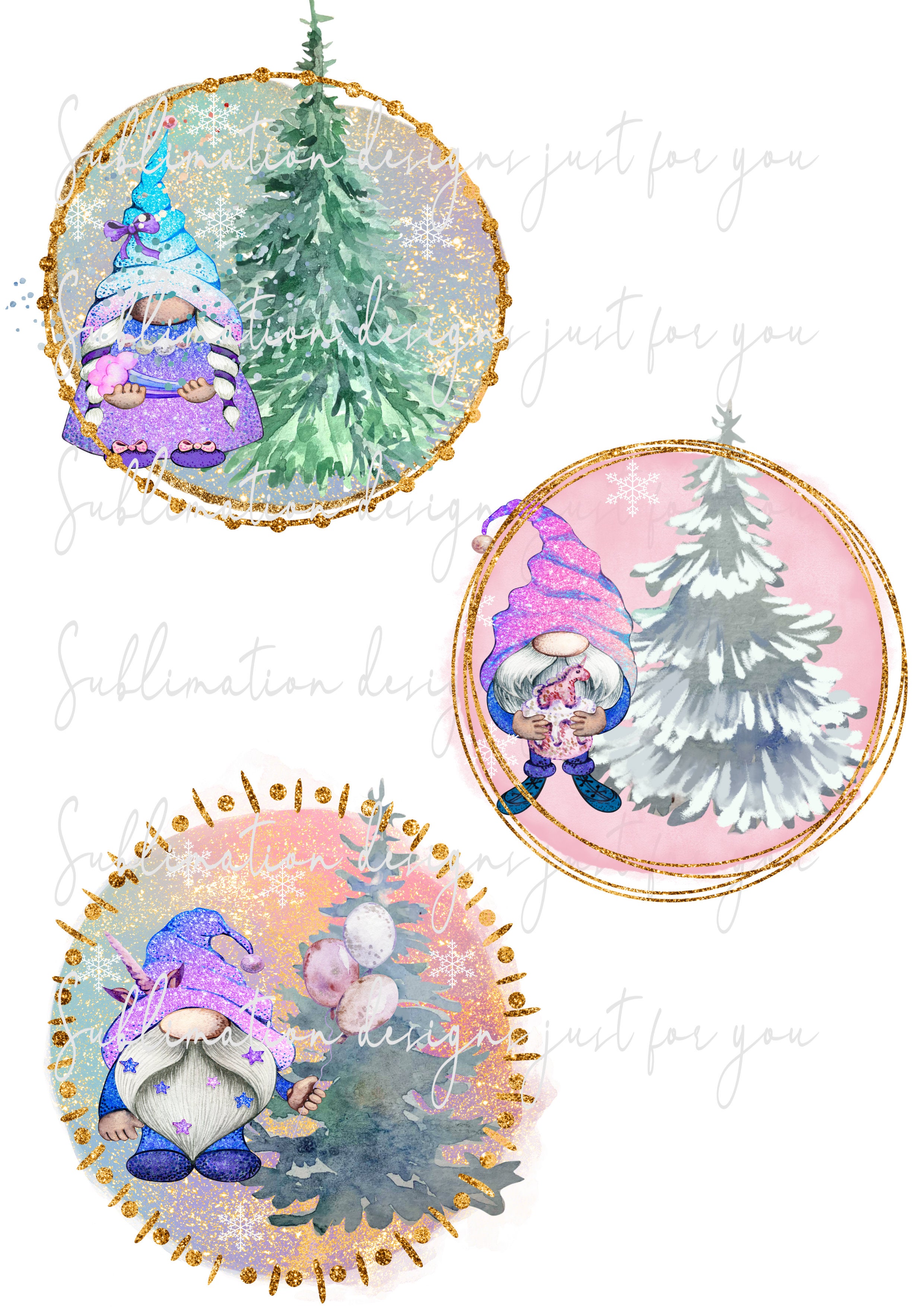 Glitter Gnomes Set - Payhip