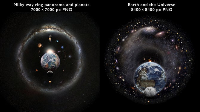 ALL VERSIONS of CIRCULAR MAPS OF THE UNIVERSE (recommended) - Payhip